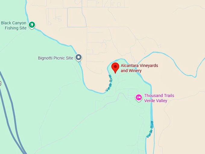 16. alcantara vineyards and winery's map