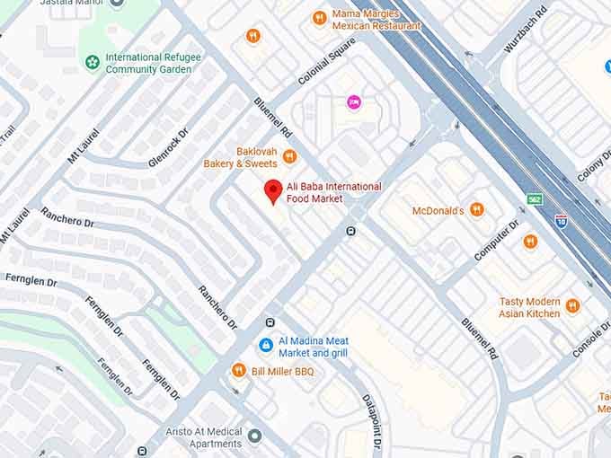 16. ali baba international food market map