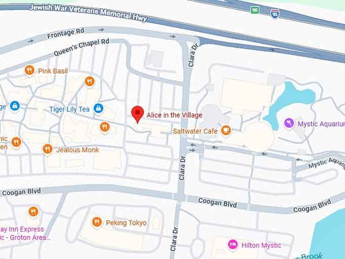 16. alice in the village map