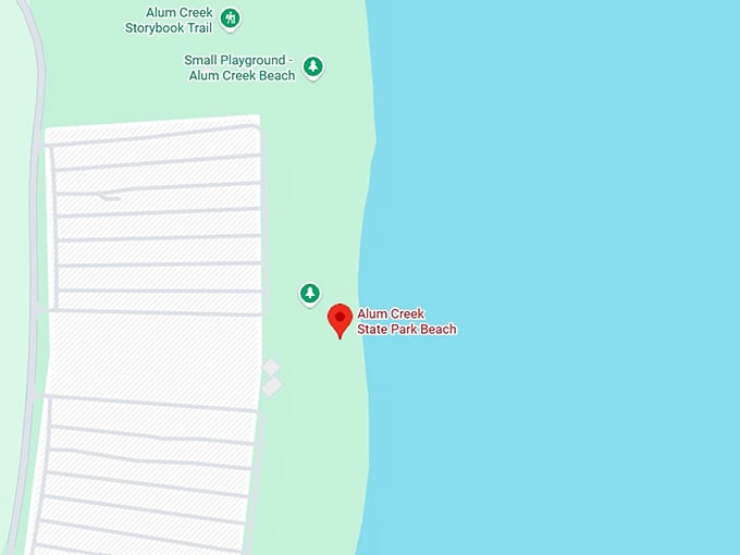 16. alum creek state park beach map
