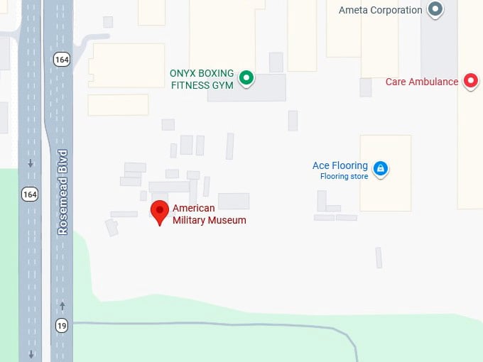 16. american military museum map
