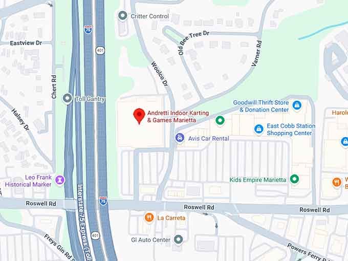 16. andretti indoor karting & games marietta map