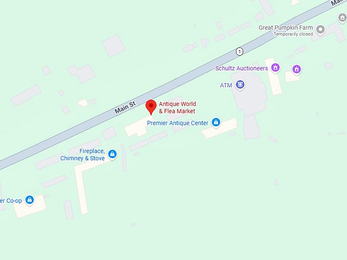 16. antique world & flea market map