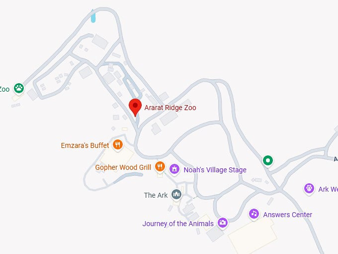16. ararat ridge zoo map