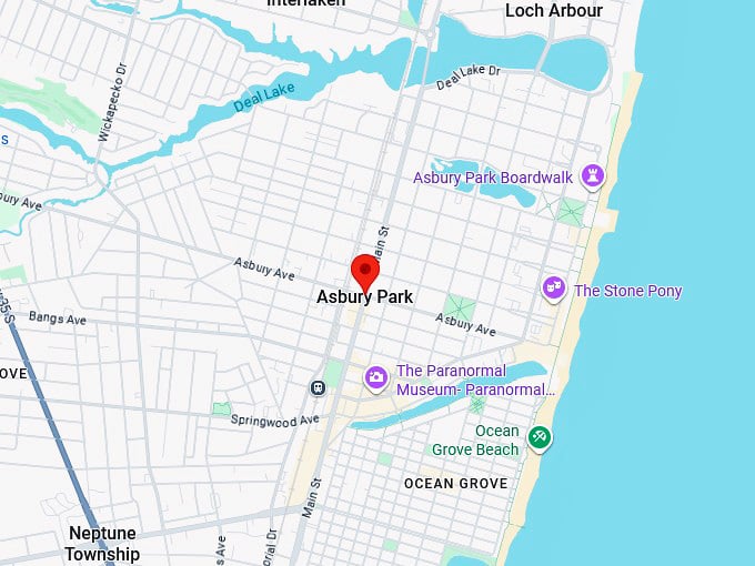 16. asbury park nj map