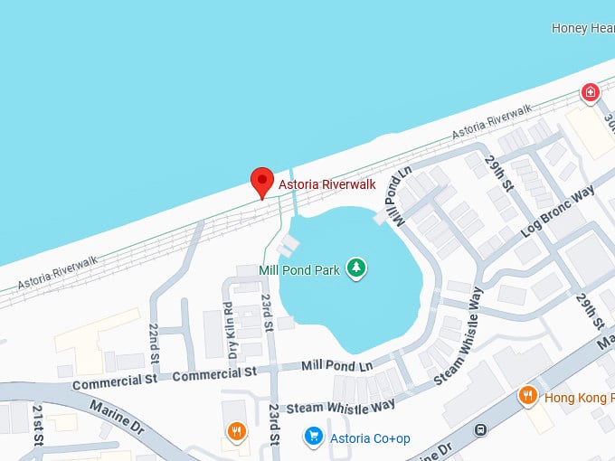 16. astoria riverwalk map