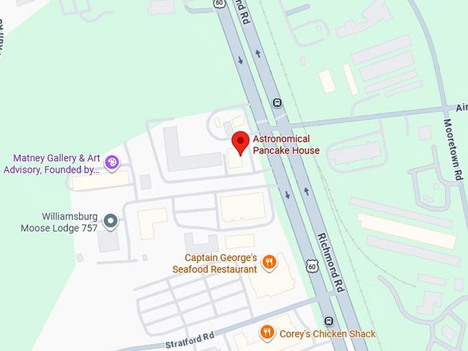 16. astronomical pancake house's map