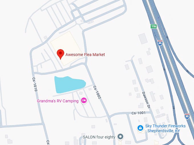 16. awesome flea market map