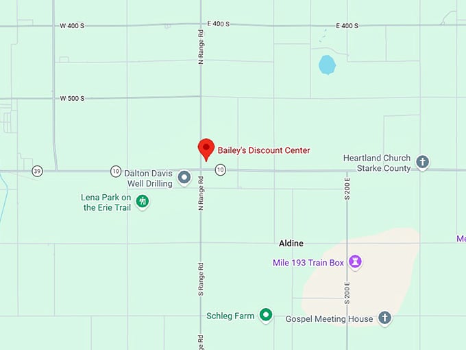 16. bailey's discount center map