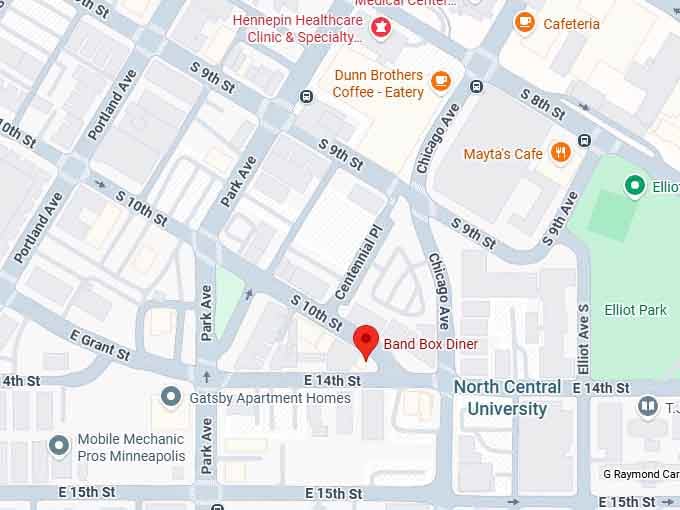 16. band box diner map