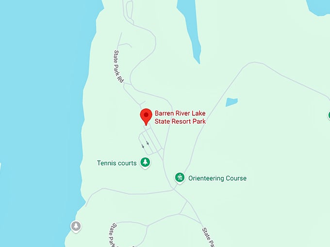 16. barren river lake state resort park map