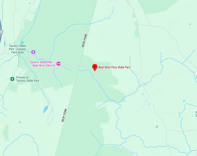 16. bash bish falls state park map