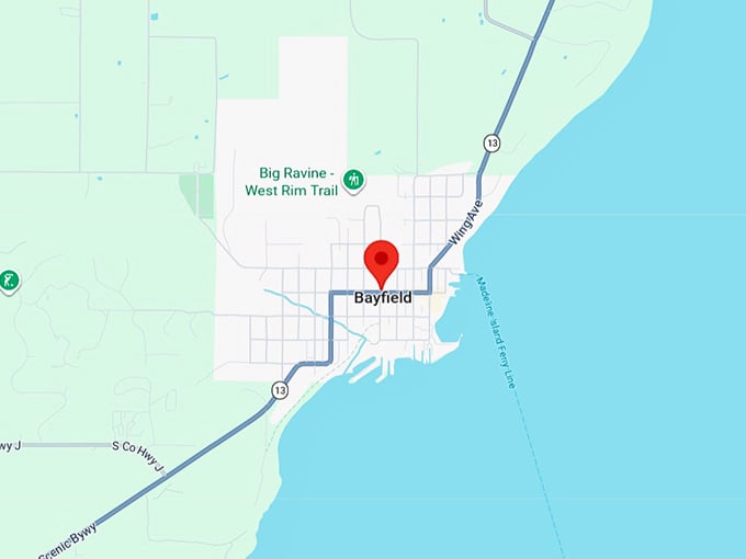 16. bayfield wi map