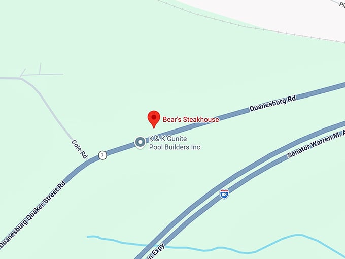 16. bear's steakhouse map