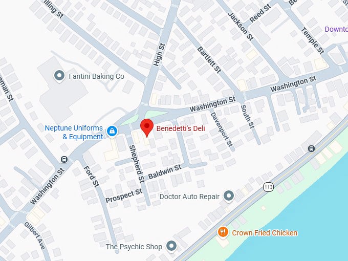 16. benedetti's deli, llc map