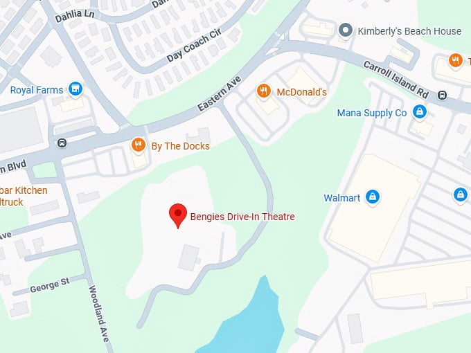 16. bengies drive in theatre map