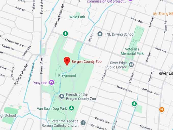 16. bergen county zoo map