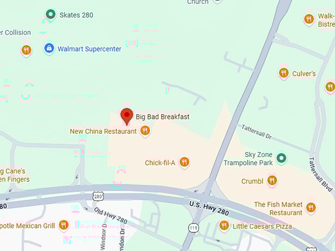 16. big bad breakfast map