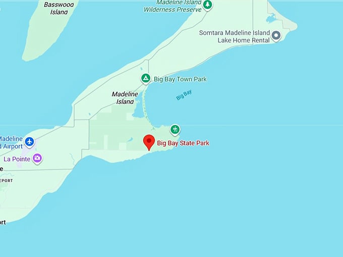 16. big bay state park map