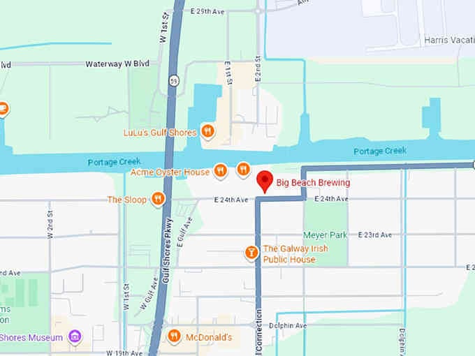16. big beach brewing map