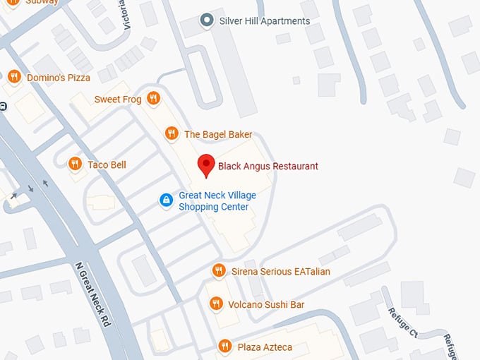 16. black angus restaurant map