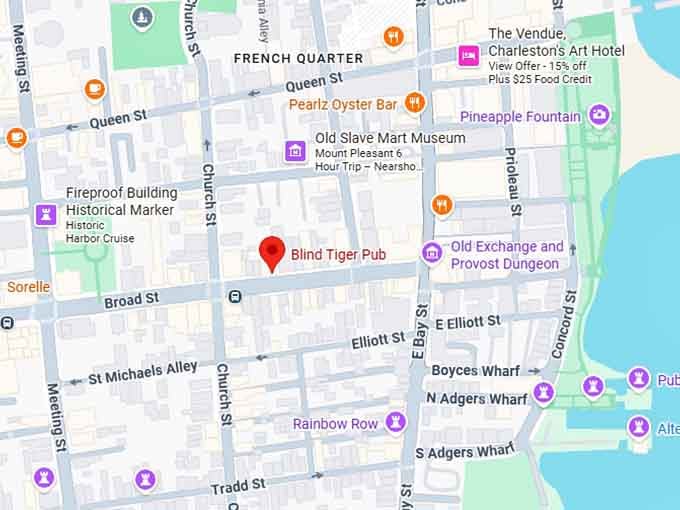 16. blind tiger pub map