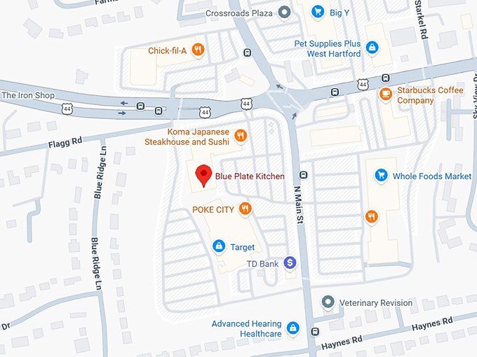 16. blue plate kitchen map