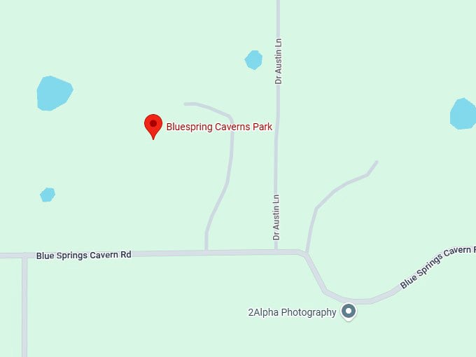 16. bluespring caverns park map