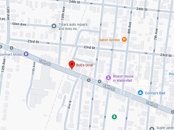16. bob's diner map