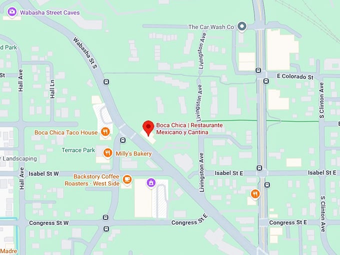 16. boca chica restaurante mexicano y cantina map