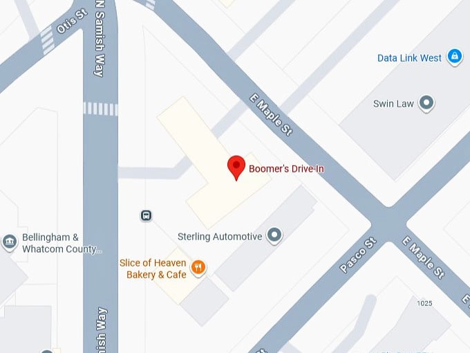 16. boomer's drive in's map