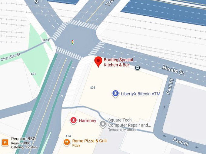 16. bootleg special kitchen & bar's map