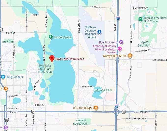 16. boyd lake swim beach beach map