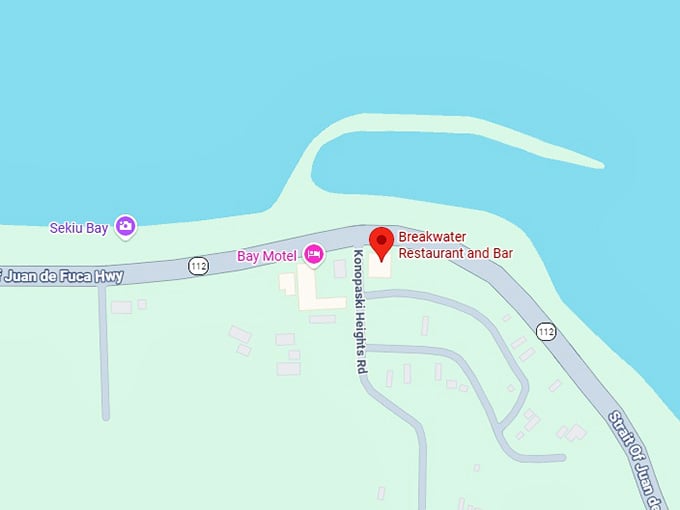 16. breakwater restaurant and bar map