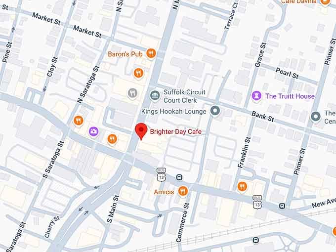 16. brighter day cafe map