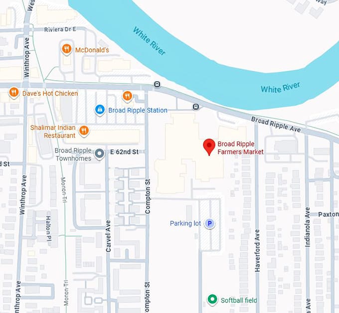 16. broad ripple farmers market map