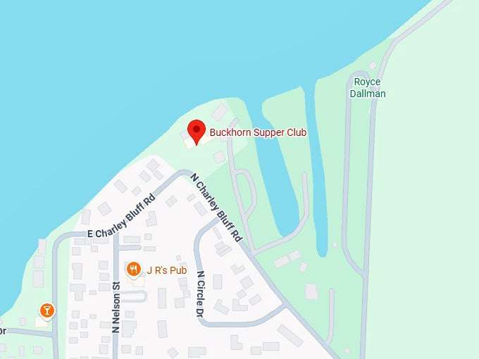 16. buckhorn supper club map