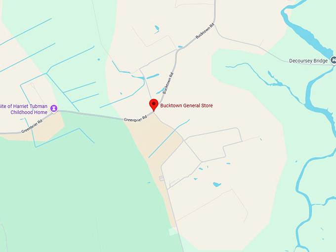 16. bucktown general store map