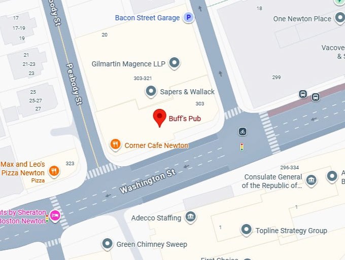 16. buff's pub's map