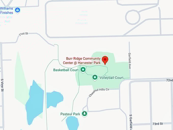 16. burr ridge community center map