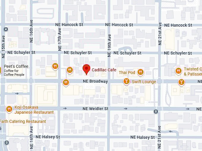 16. cadillac cafe map