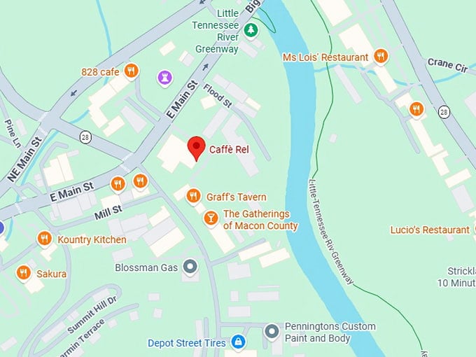 16. caff&egrave; rel map