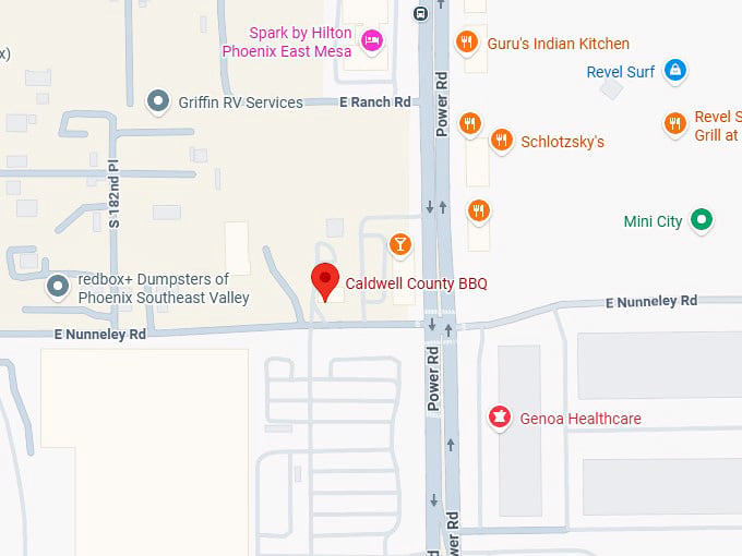 16. caldwell county bbq map