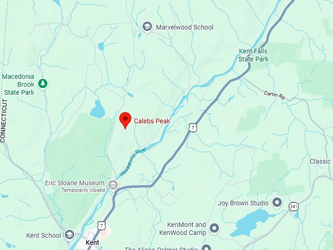 16. caleb peak trail map