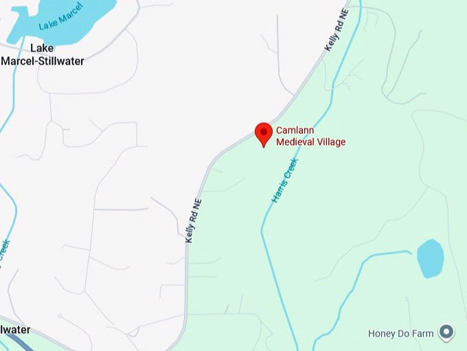 16. camlann medieval village map