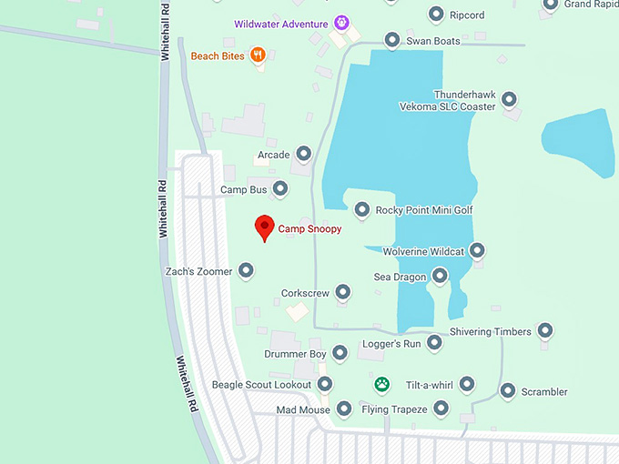 16. camp snoopy map