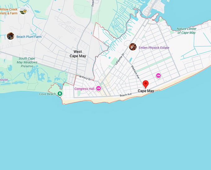 16. cape may, nj map