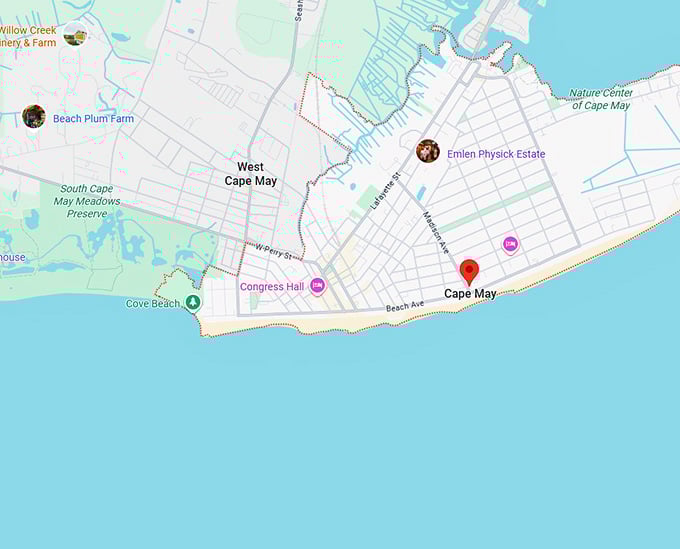 16. cape may, nj map