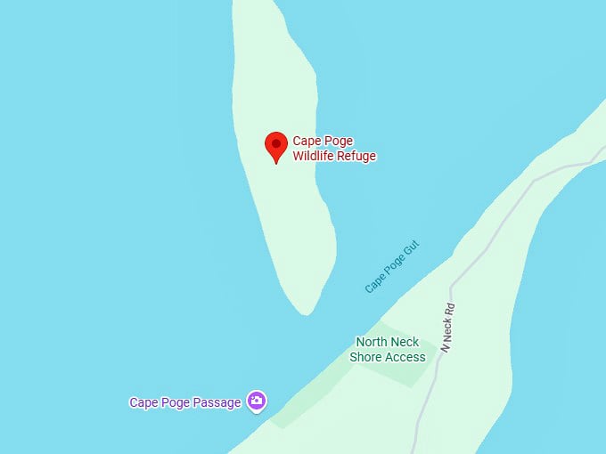 16. cape poge wildlife refuge map