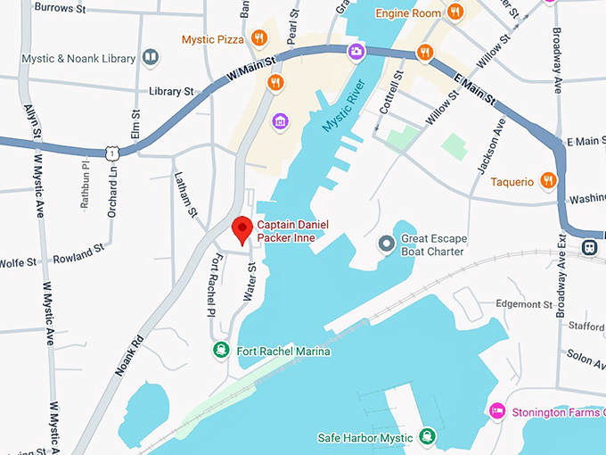 16. captain daniel packer inne map